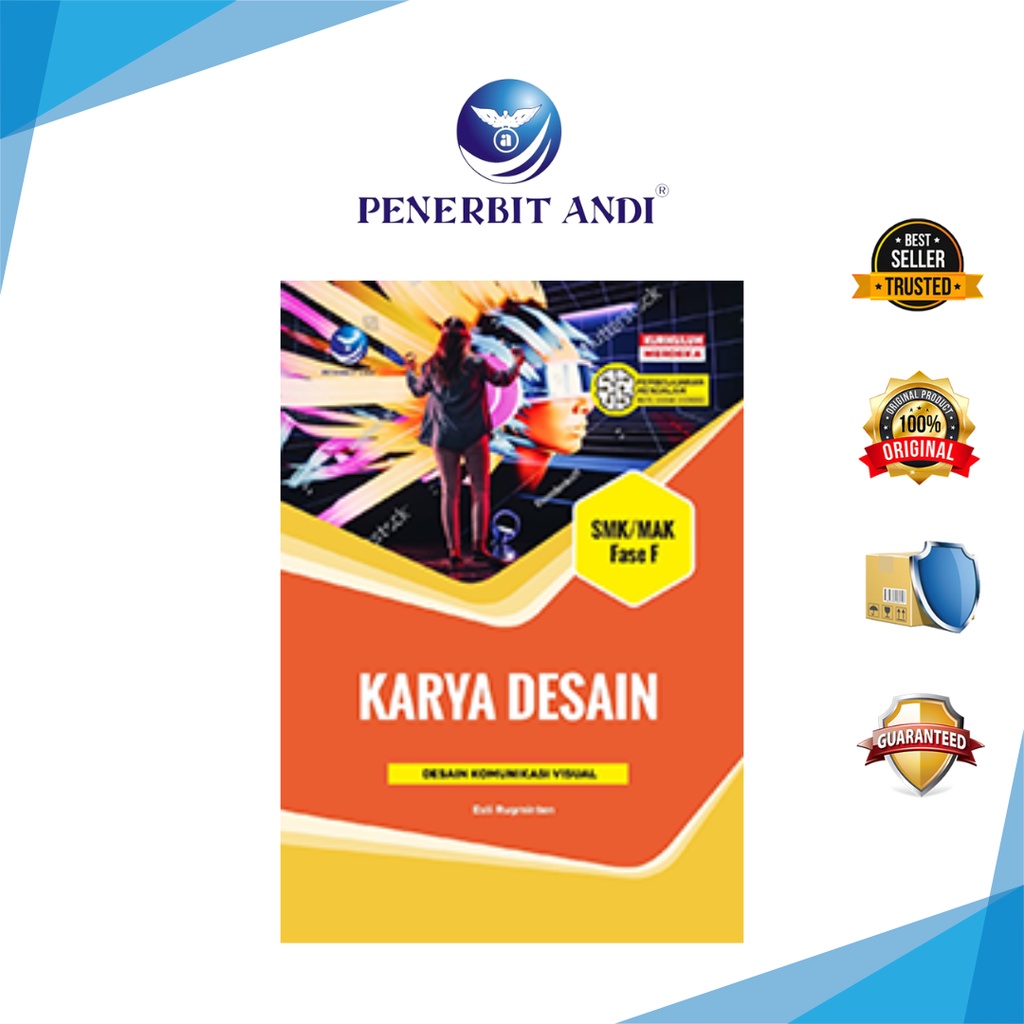 Jual Buku Desain Komunikasi Visual Eleman Karya Desain SMK/MAK FASE F Kurikulum Merdeka Sesuai ...