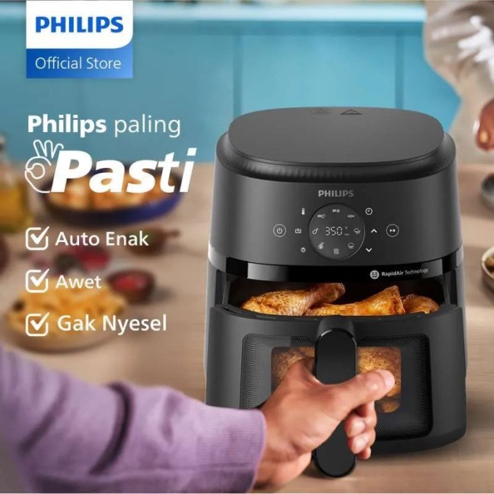 Jual PHILIPS Air Fryer Digital NA210/00 2000 Series [3.2L] 800 Watt | Shopee Indonesia