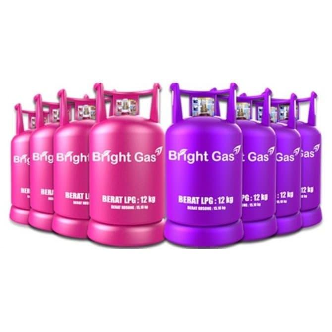 Jual TABUNG GAS ELPIJI BRIGHT GAS 12 KG + ISI RESMI PERTAMINA | Shopee ...