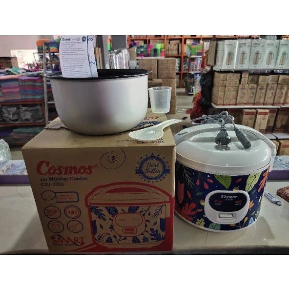 Jual COSMOS CRJ 3306 MAGIC COM JAR RICE COOKER 1.8L GOJEK GO SEND ...