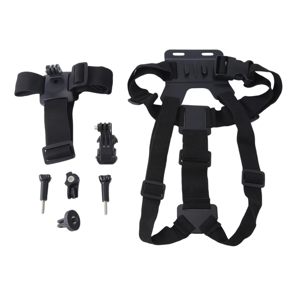 Jual Riding Head Strap Chest Mount Strap Harness Kit For Gopro Hero For ...