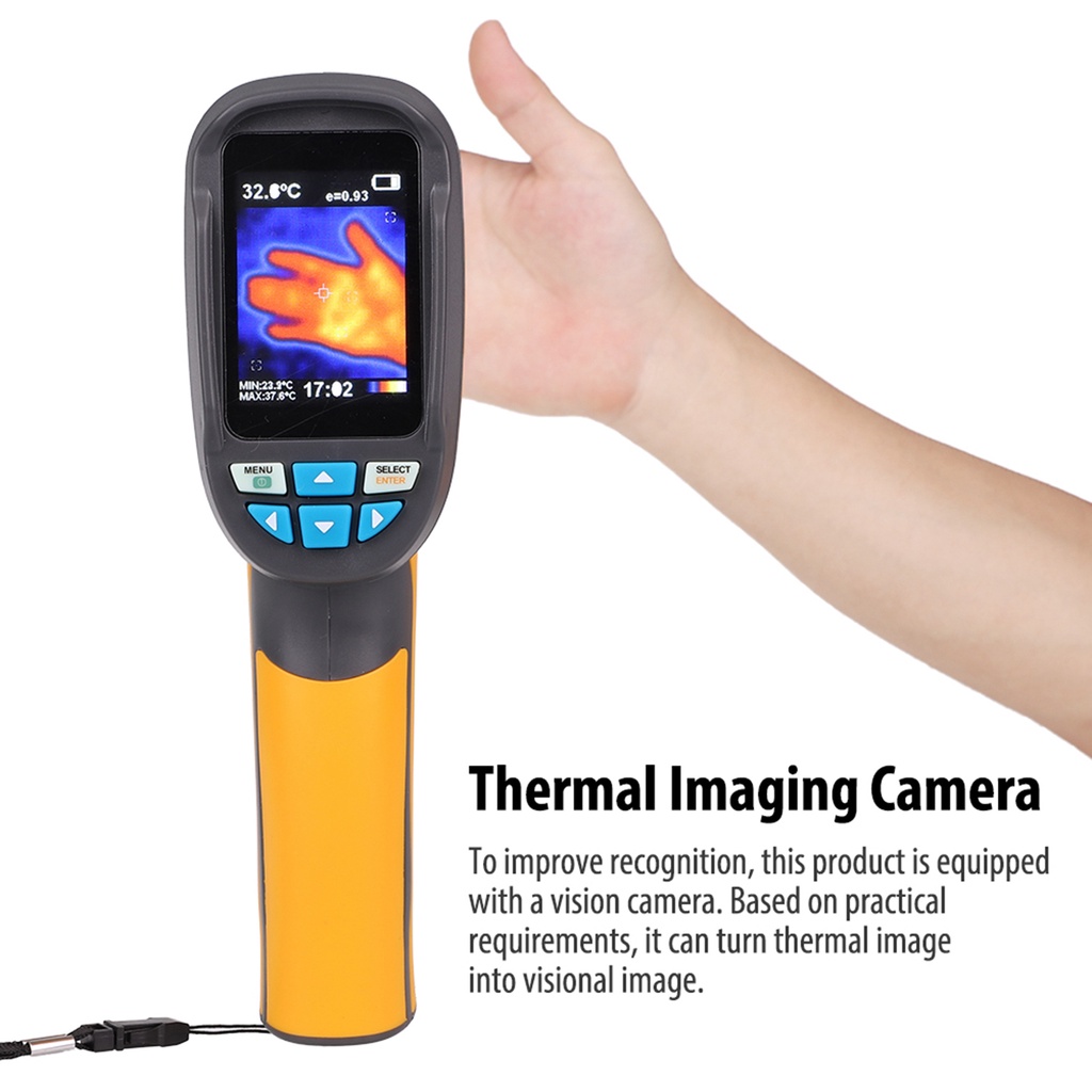 Jual IR Imager HT‑02D Handheld IR Thermal Imaging Camera Color Display ...