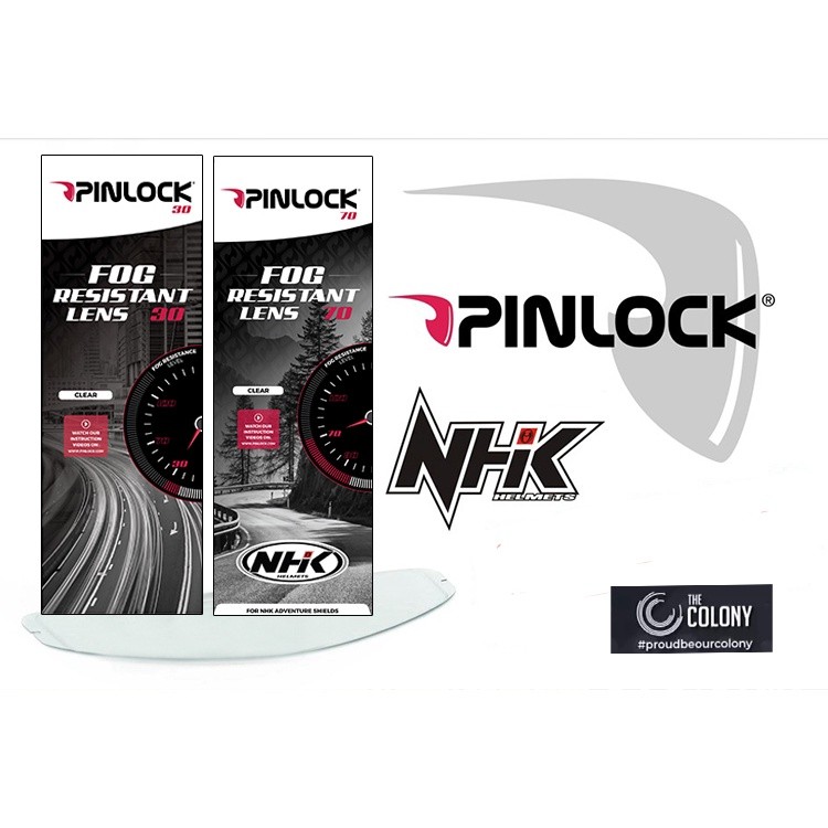 Jual PIN LOCK NHK HALF FACE 70 ANTI EMBUN/ANTI FOG | Shopee Indonesia