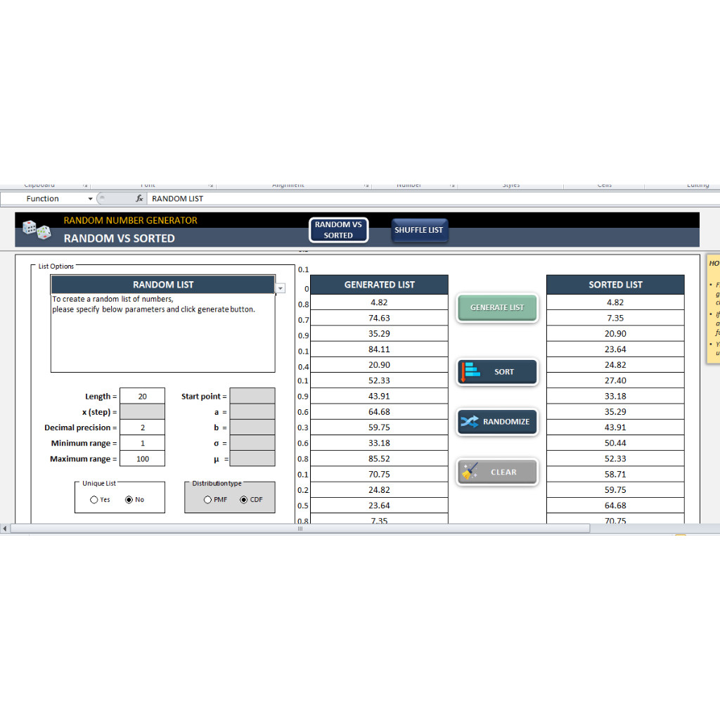 Jual source code excel generator number | Shopee Indonesia