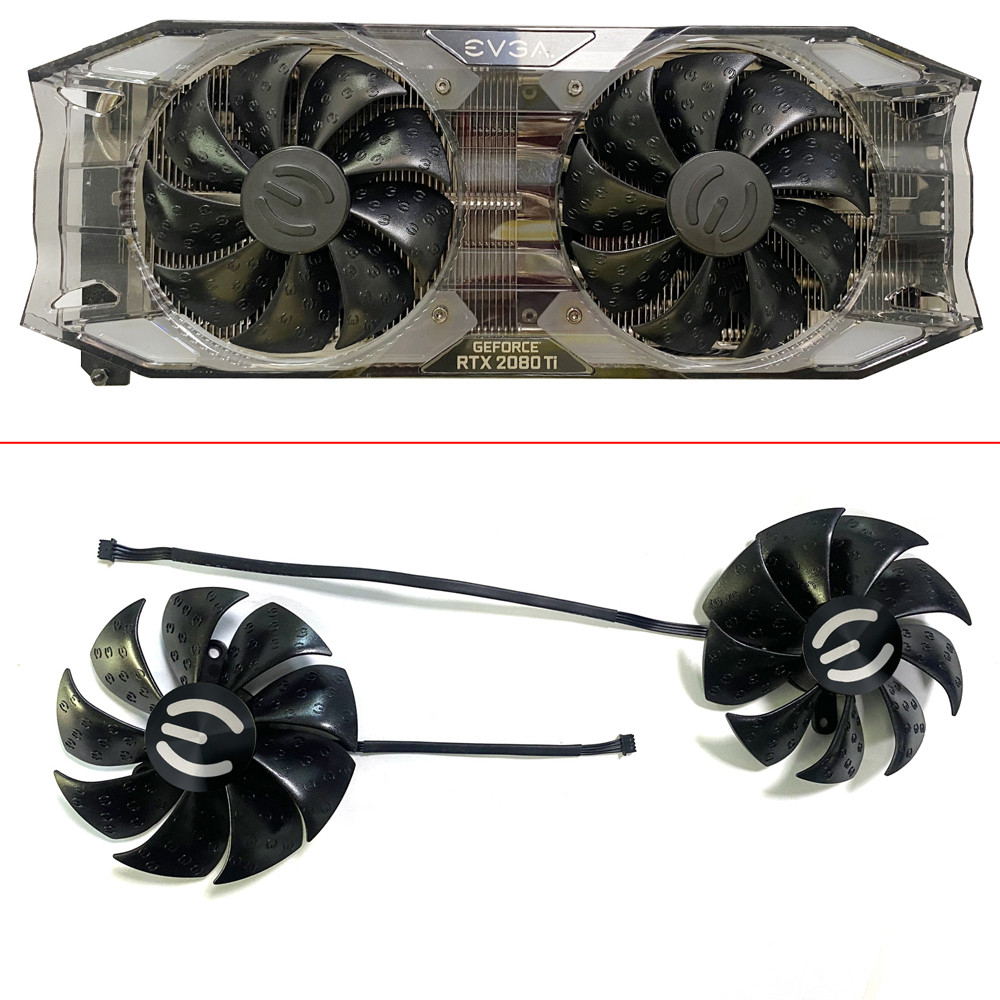 Jual SALE Cooling 85mm PLA09215S12H 4PIN RTX2080 2080TI GPU FAN For ...