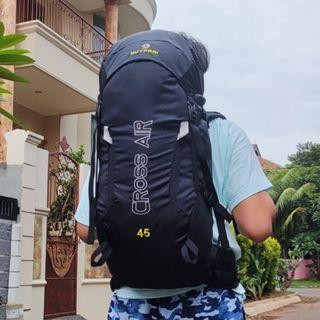 Jual New Carrier 45 Liter Tas Gunung Pria Wanita Carier Tas Hiking Outdoor Keril Murah Tas ...