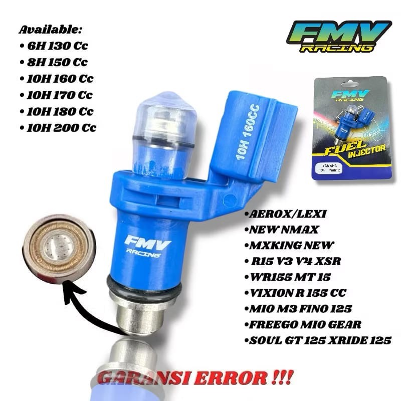 Jual FMV Racing Fuel Injector MX King New V2 Nmax New Aerox 6 8 10 12 ...