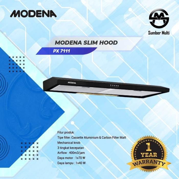 Jual SendToday- Cooker Hood Modena Px 7001 / Cooker Hood 70 Cm | Shopee ...