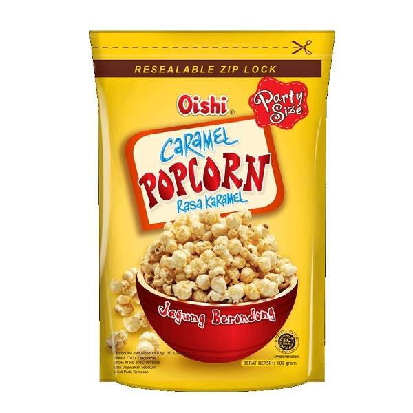Jual OISHI POPCORN KARAMEL 100G | Shopee Indonesia