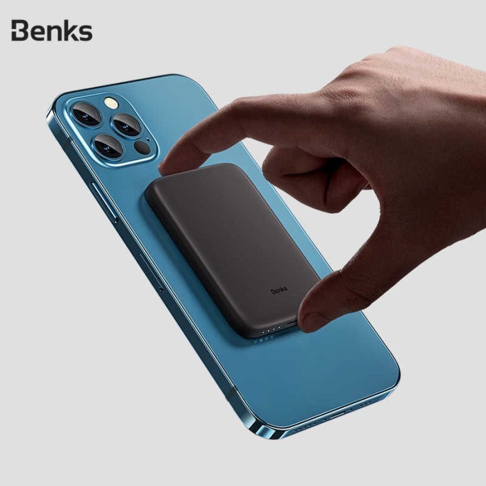 Jual Benks Mp01 Magsafe Magnetic Wireless Powerbank | Shopee Indonesia