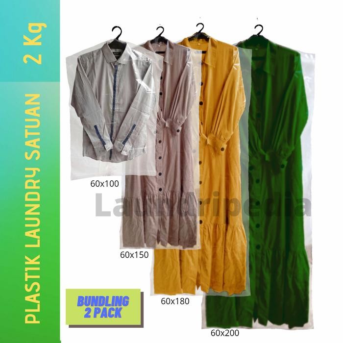 Jual CleanShoPpP- Plastik Laundry Satuan Jas/Kemeja/Gamis/Gaun (Paket ...