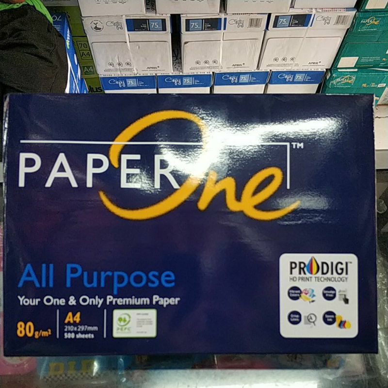 Jual KERTAS A4 80 GRAM PAPER ONE | Shopee Indonesia