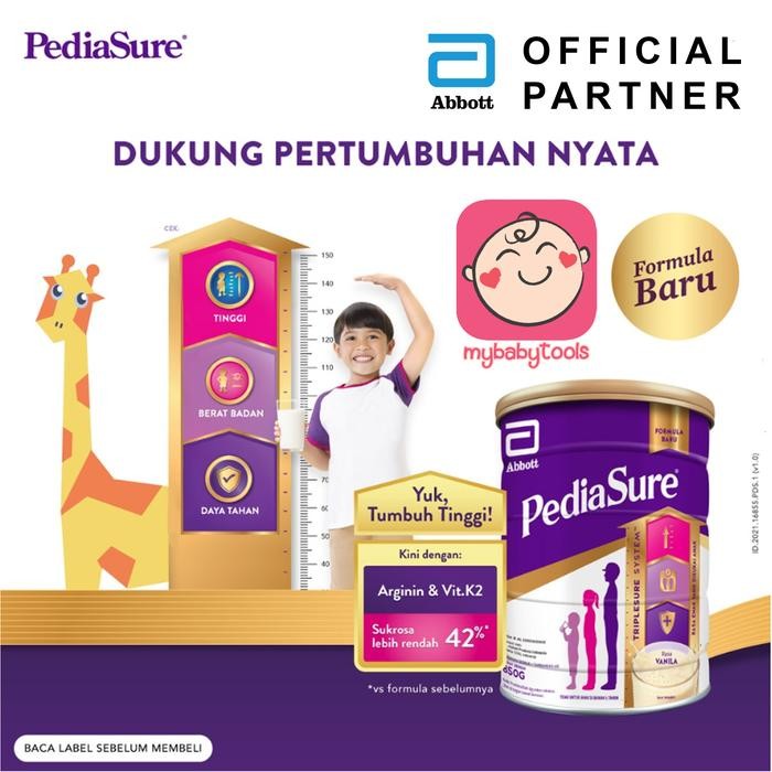 Jual PEDIASURE TRIPLESURE VANILA MADU 850gr SUSU FORMULA PERTUMBUHAN ANAK KEMASAN BARU 12.12 ...