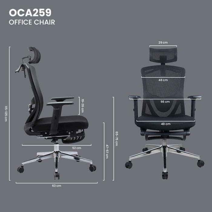 Jual Fantech OCA259 PRO / OCA259 PRO Kursi Office Kantor Dengan ...