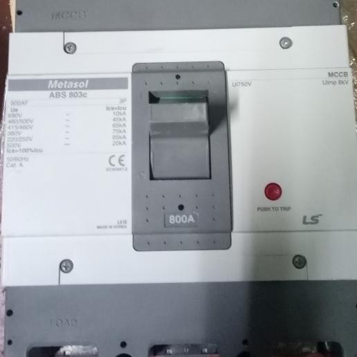 Jual LS MCCB METASOL ABS 803C 800A 3P 65KA / ABS803C 800A 3P BEST SELLER | Shopee Indonesia