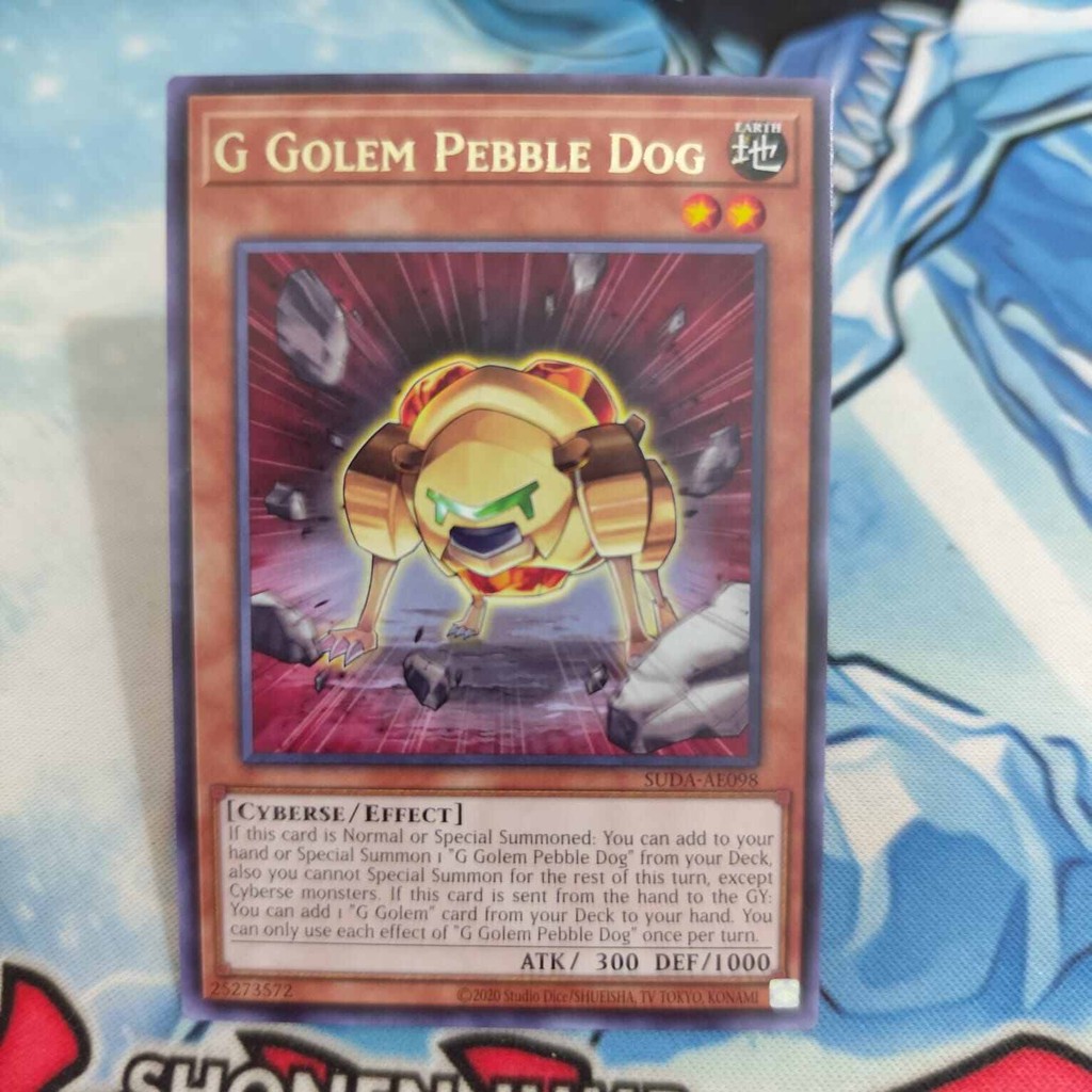 Jual yugioh AE G golem pebble dog SUDA-AE098 R original | Shopee Indonesia