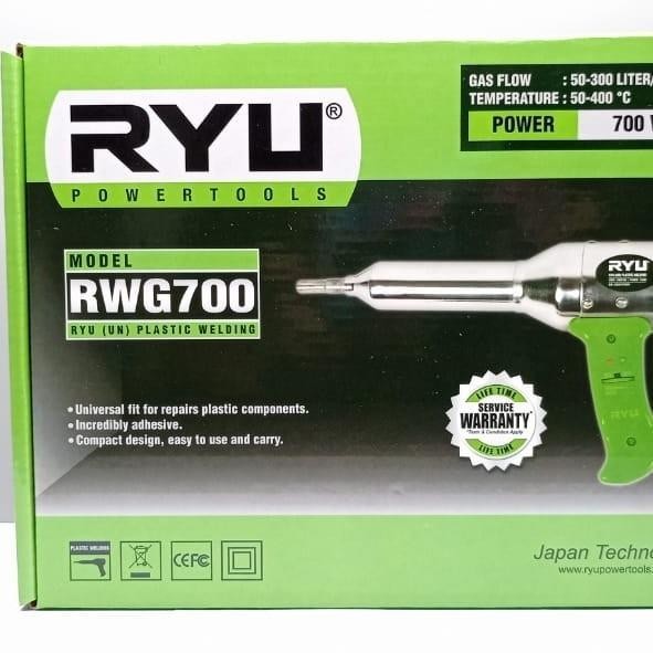 Jual RYU HOT HEAT GUN LOW 700 WATT LAS PIPA PVC PLASTIK RWG700 TEKIRO ...