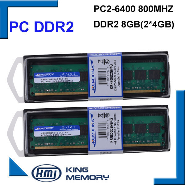Jual Kembona Ram Desktop Pc Ddr2 800Mhz 8Gb (Kit Of 2X4Gb) Ddr2 8G Kit ...