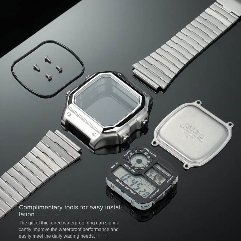 Jual Ae-1200 Case With Mirror Glass For Casio Ae1200/Ae1300 Modified ...