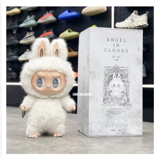 Jual PROMO TERLARIS SALE POP MART LABUBU ZIMOMO THE MONSTER ANGEL IN CLOUDS 58CM - BNIB ORIGINAL ...