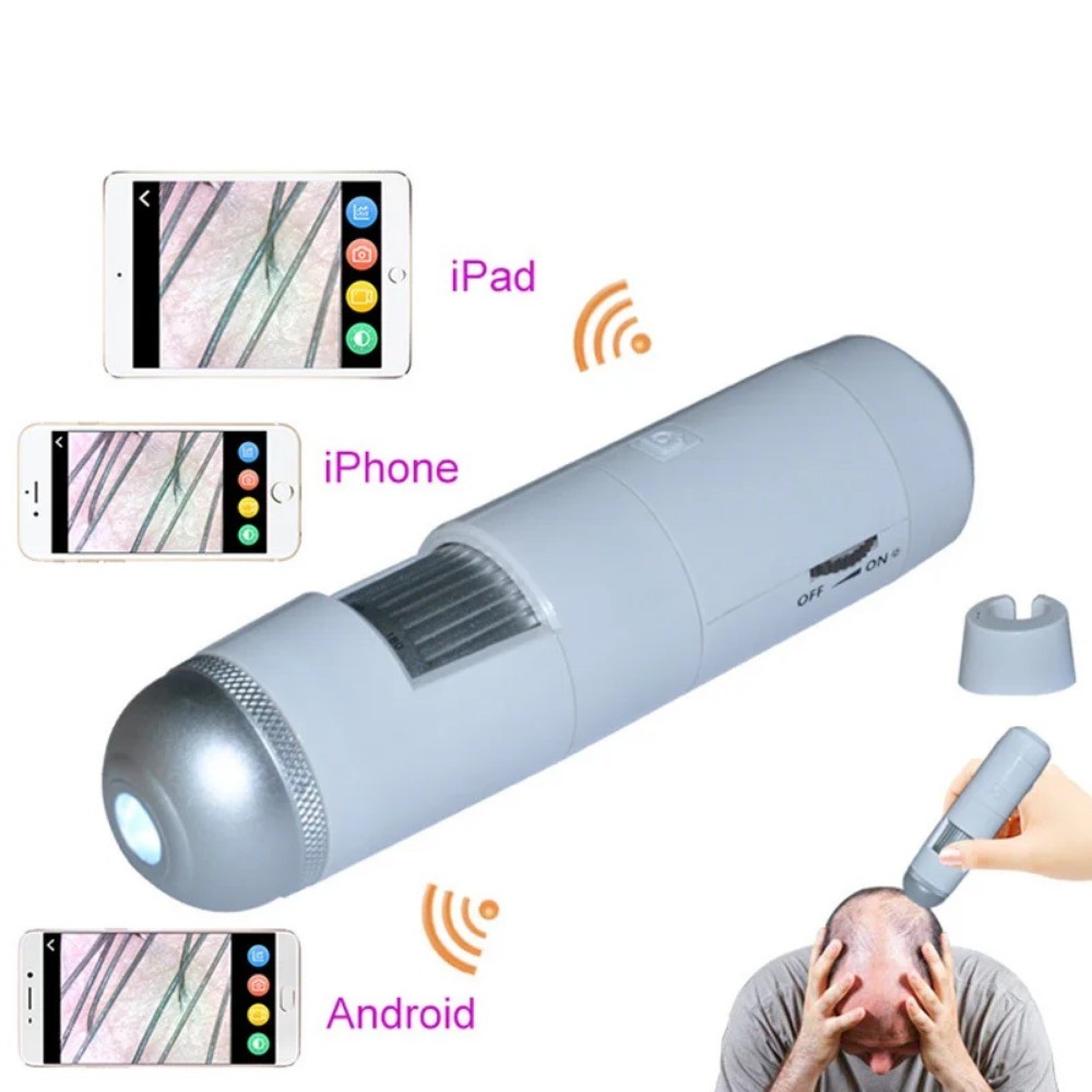 Jual 5200X Wireless Wifi+Usb Skin Hair Scalp Detector Digitals ...