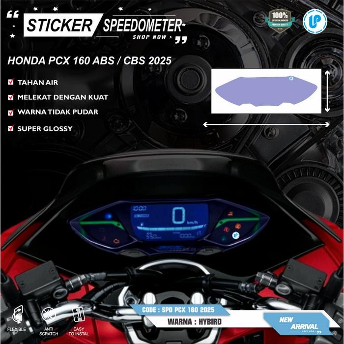 Jual ISTANAMYSHOP STICKER ANTIGORES SPEEDOMETER HONDA PCX 160 ABS/CBS ...