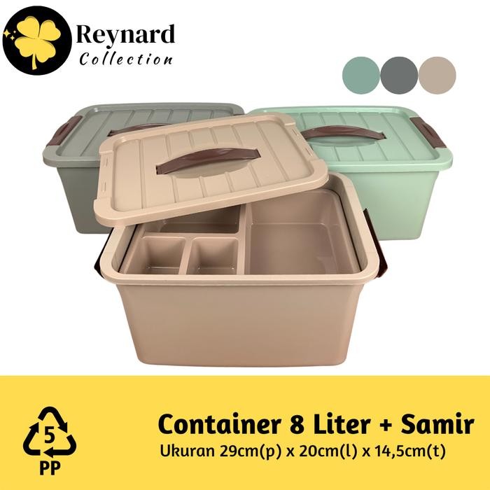 Jual Container 8 Liter Samir Box Hajatan Container Serbaguna 8L Storage ...