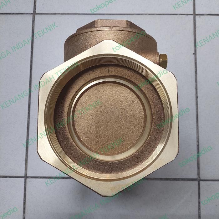 Jual Terbaik Check Valve 4" Inch Kitz Kuningan / Swing Check Valve Kitz ...
