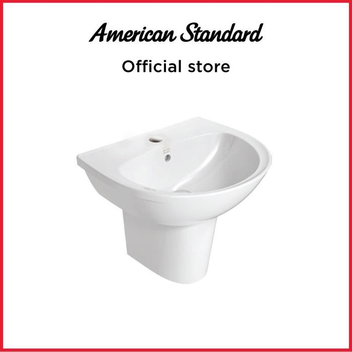 Jual American Standard Wastafel - Od1 2 Round Wash Basin With Semi ...