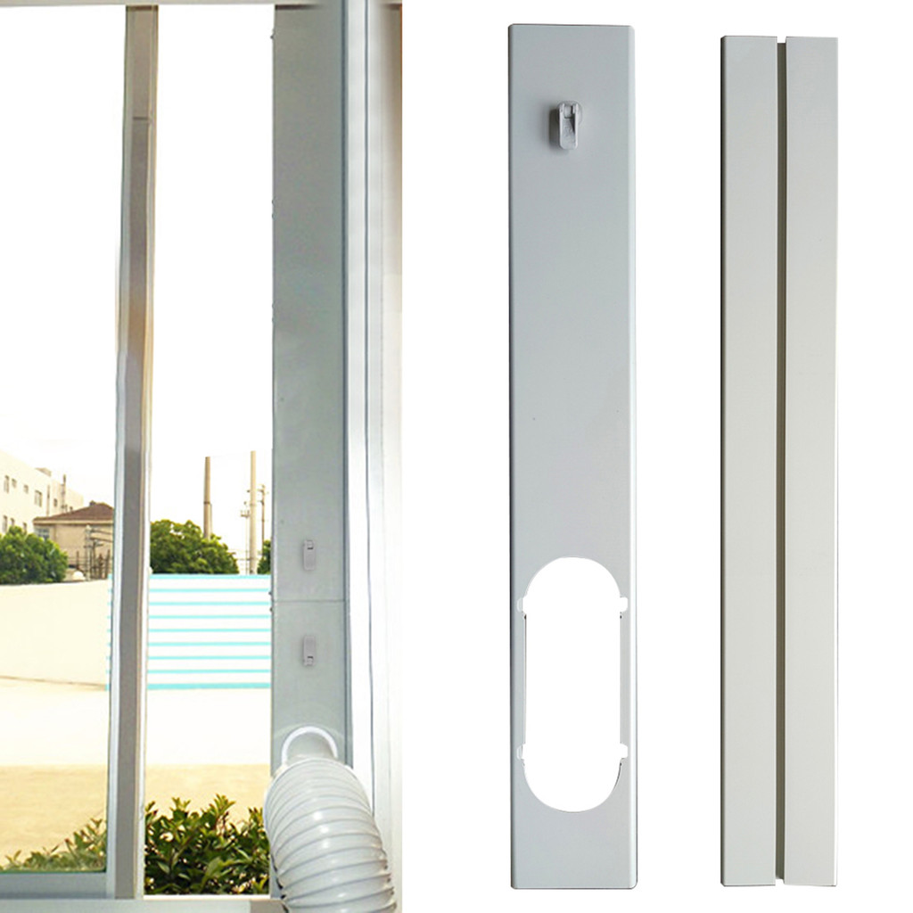 Jual Window Vent Adapter Adjustable Portable Window Seal Plate Kit ...
