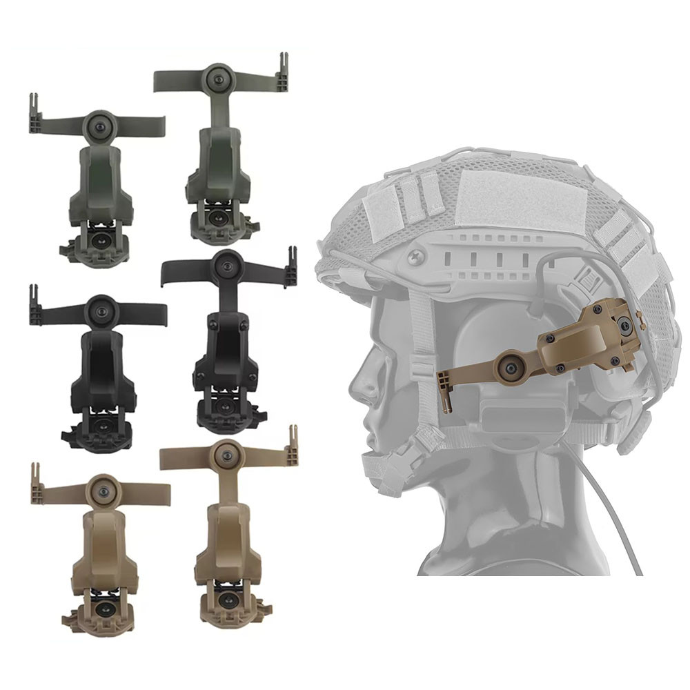 Jual Booiu Tactical Rail Headset Mount Adapter Ops Core Arc/Wendy Fast ...