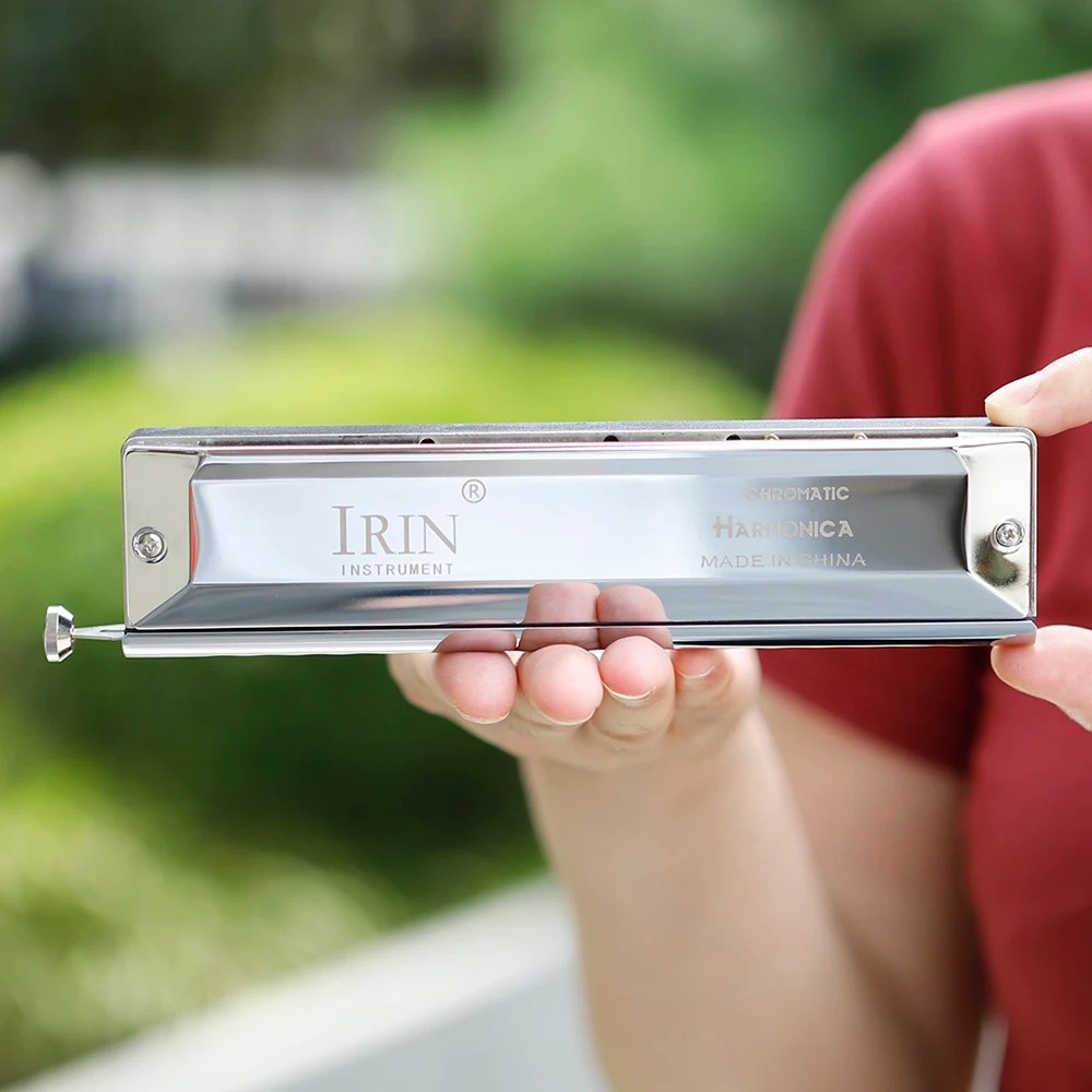 Jual IRIN 16 Holes 64 Tones Harmonica Chromatic Scale Woodwind ...