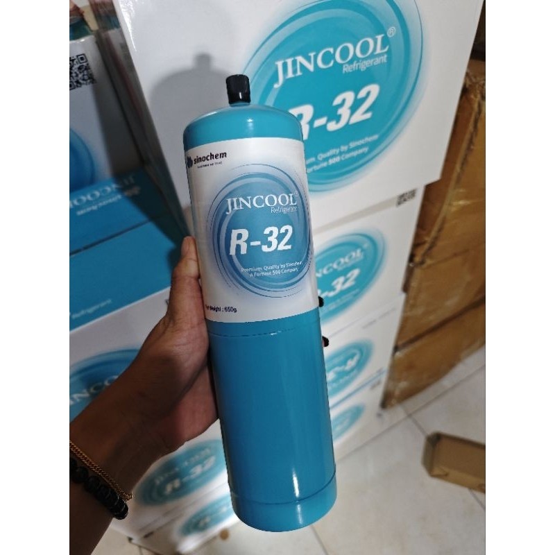 Jual Freon R32 / R410 refrigerant hfc 32 / 410 kaleng mini tabung kecil 650gram | Shopee Indonesia