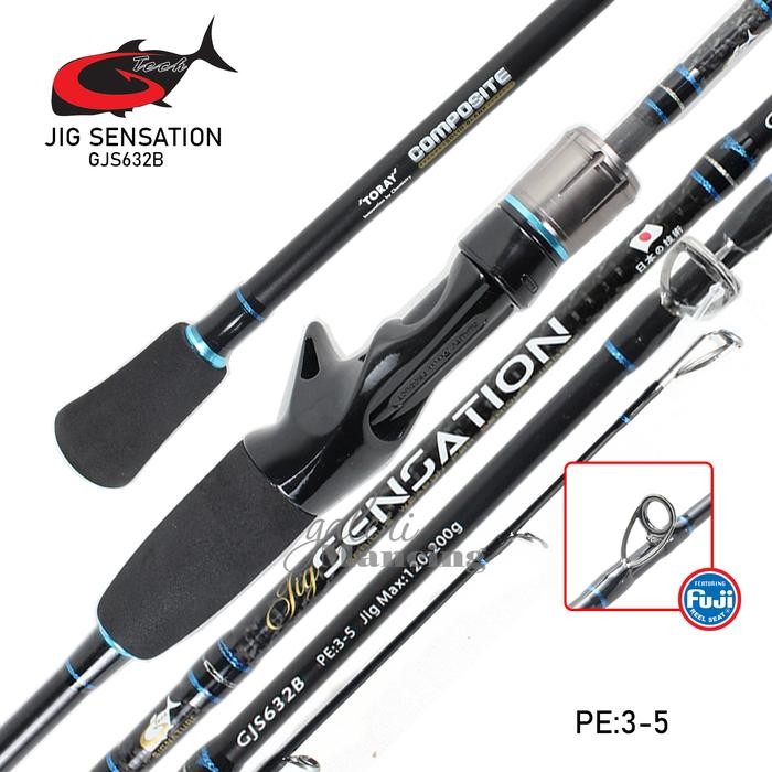 Jual Joran OVERHEAD JIGGING Gtech JIG SENSATION | Shopee Indonesia