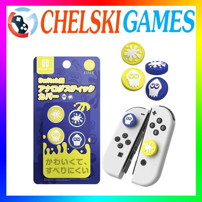 Jual Analog Caps Nintendo Switch Splatoon / Thumb Grip Nintendo Switch ...