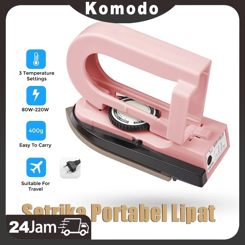 Jual Setrika Mini Traveling Strika Lipat Listrik Iron Portabel Gosokan ...