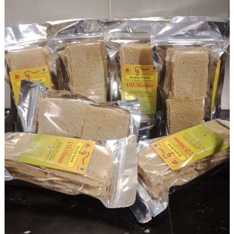 Jual Mamam_Asoy Krupuk Karak/Gendar/Puli Mentah Gurih Asin Ud Miroso Gk ...
