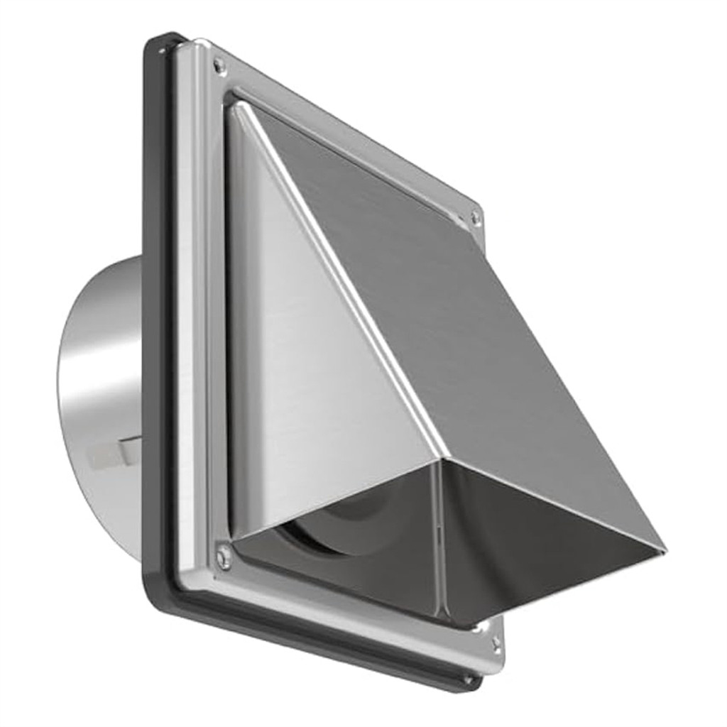 Jual 6In Dryer Vent Cover Outdoor Wall with Cushioned Non Return Flap ...
