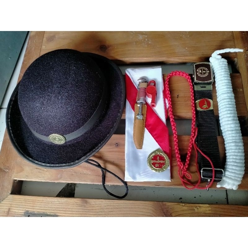 Jual set atribut Pramuka lengkap sd SMP SMA putra putri | Shopee Indonesia