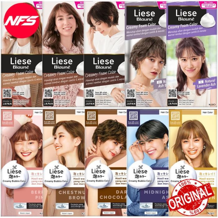 Jual LIESE Hair Color-Blaune/Bubble Creamy Foam-Cat/Pewarna/Semir ...