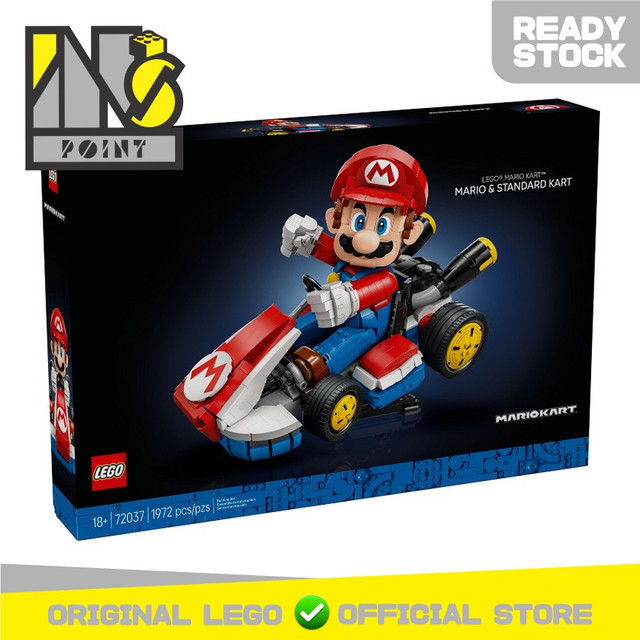 Jual LEGO 72037 - Super Mario - Mario Kart - Mario & Standard Kart ...