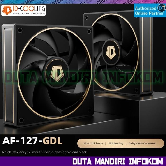 Jual Id-Cooling Af-127 Gdl - Gold Black High Efficiency 120Mm Pwm ...