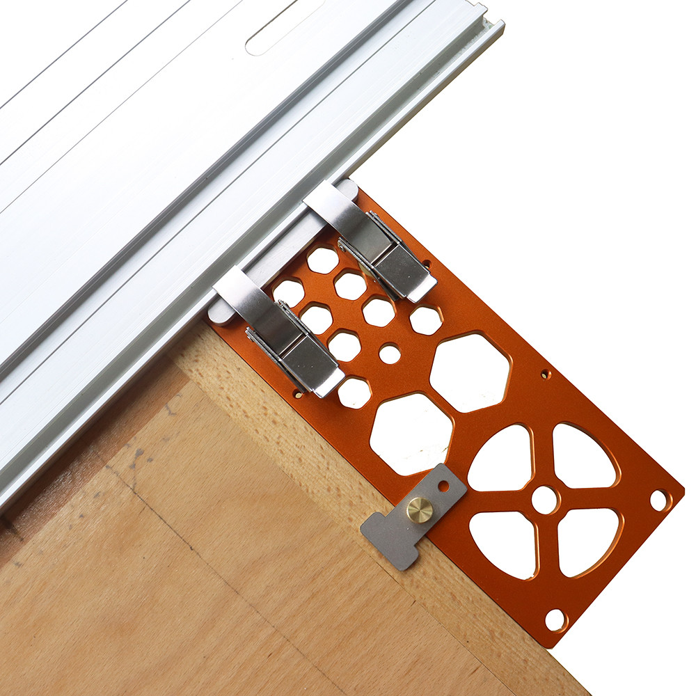 Jual 90 Degree Angle Stop Woodworking Track Saw Square Guide Rail Clamp ...