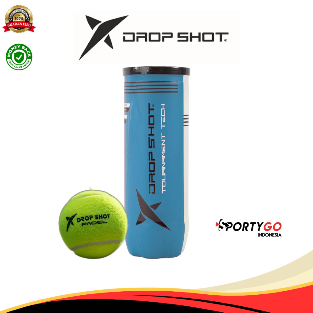 Jual BOLA PADEL DROPSHOT TOURNAMENT DROP SHOT PADEL BALLS 100% ORIGINAL ...