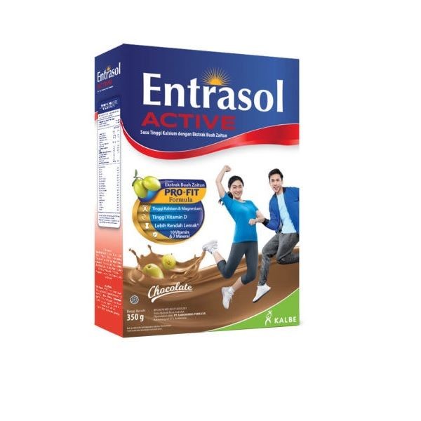 Jual ENTRASOL ACTIVE CHOCOLATE 350G | Shopee Indonesia