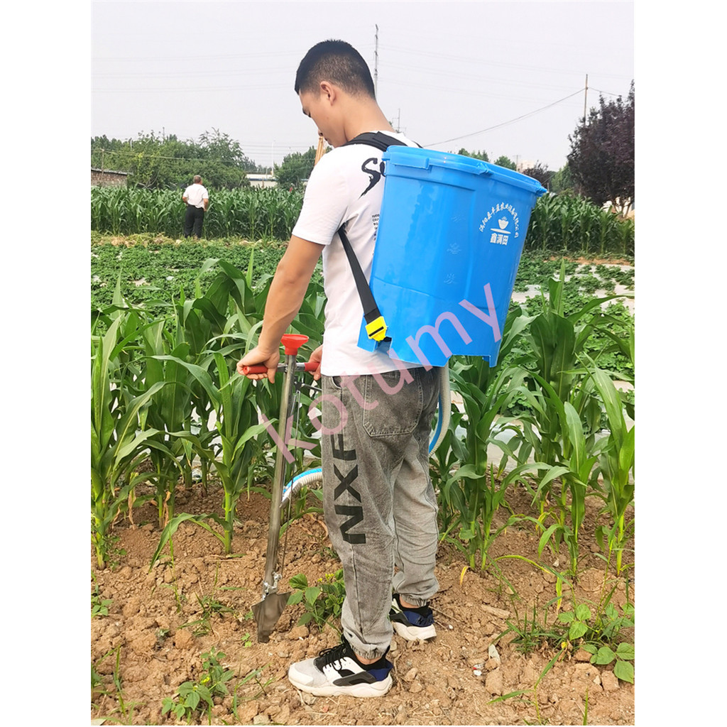 Jual Agricultural Fertilizer Spreader Beans Planter with Backpack Bag ...