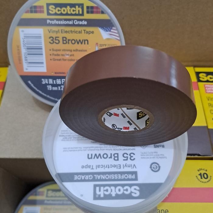 Jual Toso - 3M Scotch 35 Brown | Shopee Indonesia
