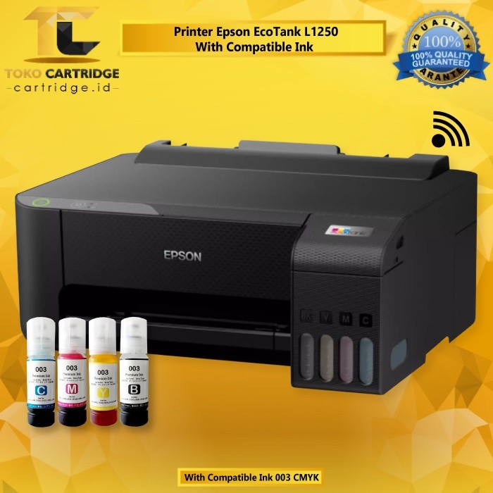 Jual Printer Epson EcoTank L1250 A4 Wi-Fi Print Only Wireless Ink Tank | Shopee Indonesia