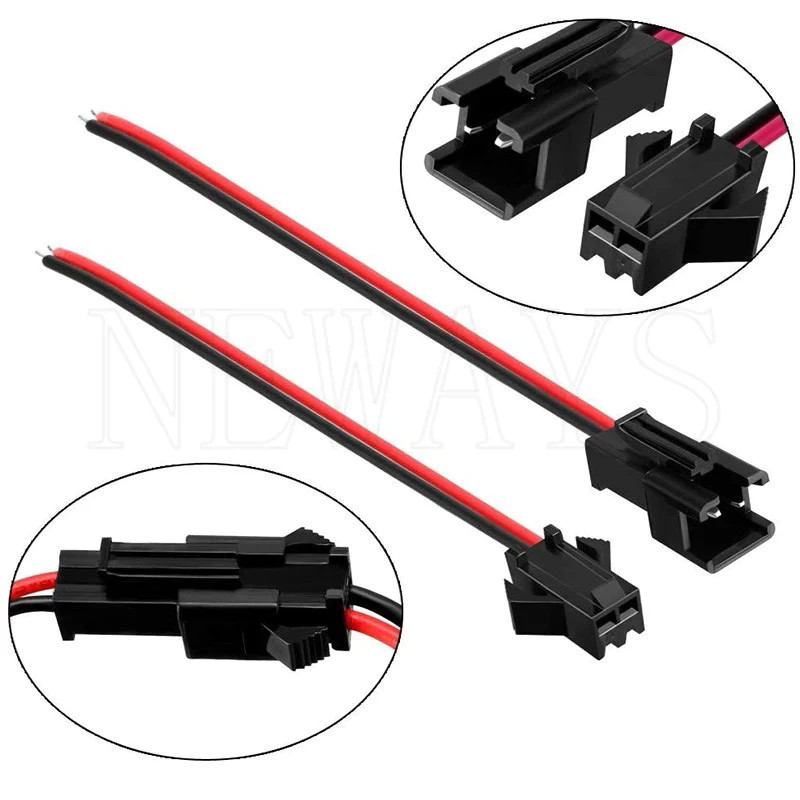 Jual Connector SM2P Silicon Kabel 22AWG SM2P SM-2P SM 2P Kabel Soket DC ...