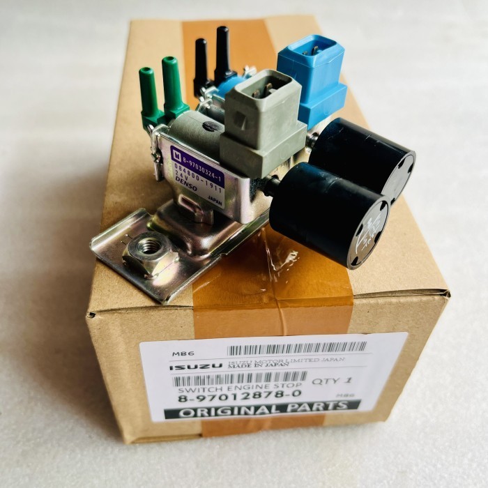 Jual SWITCH ENGINE STOP MESIN HIJAU DAN BIRU 24V NKR71 NMR71 ASLI ...